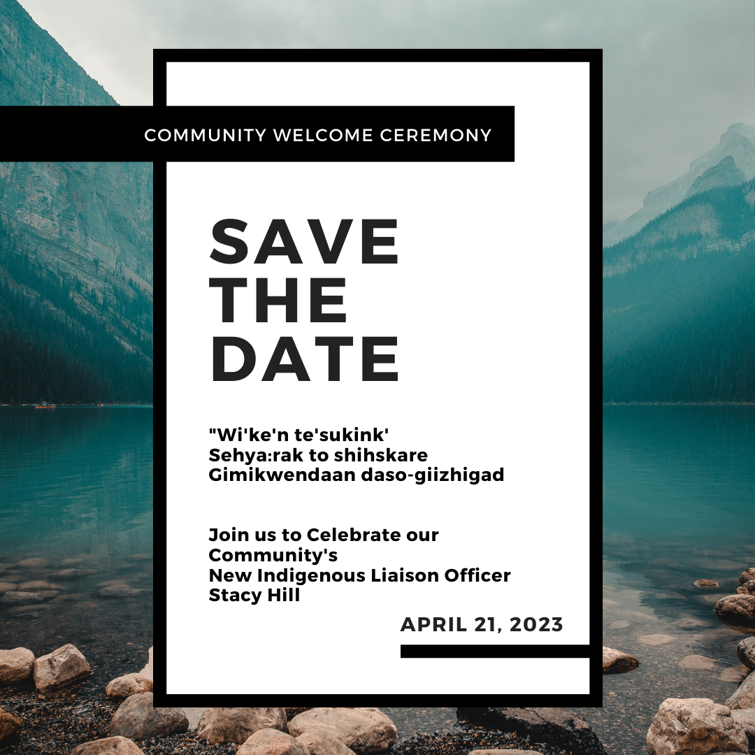 Community Welcome Ceremony - De dwa da dehs nye>s Aboriginal Health Centre