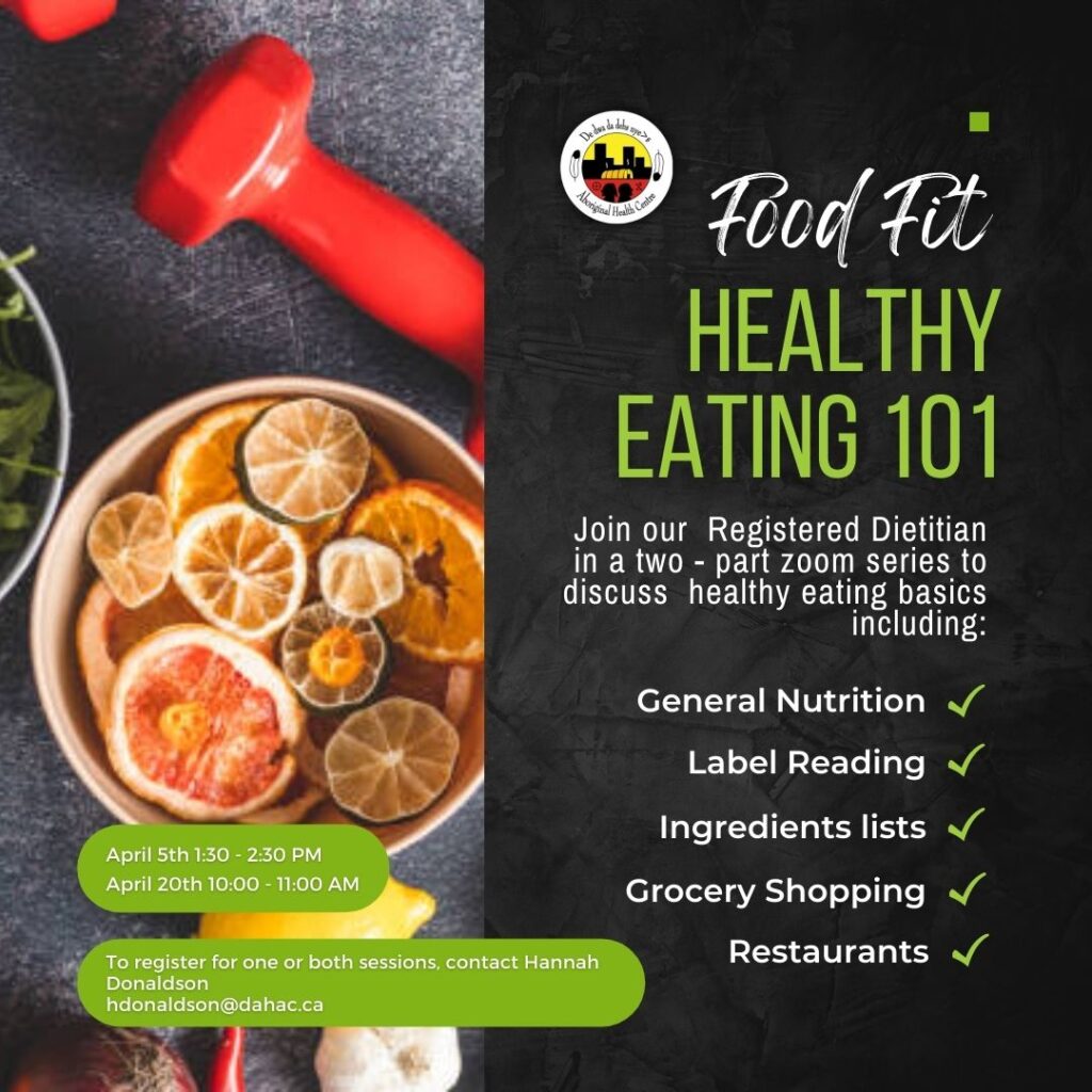 Food Fit - Healthy Eating 101 - De dwa da dehs nye>s Aboriginal Health ...
