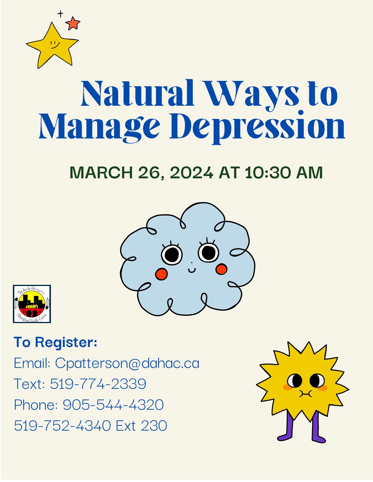 Natural Ways to Manage Depression - De dwa da dehs nye>s Aboriginal ...